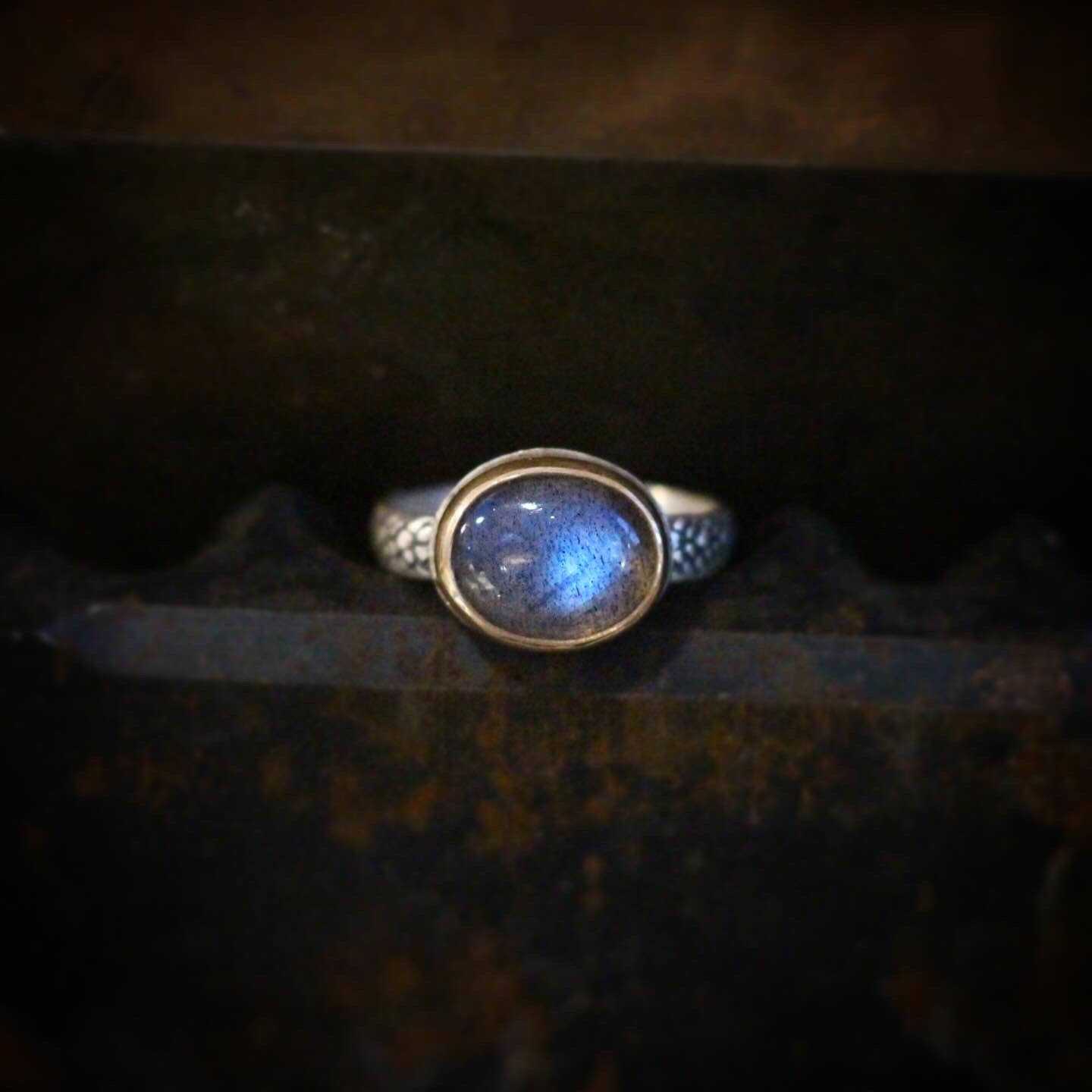 Labradorite Snake Skin Ring - Size 8 – Cara Wolff Jewelry